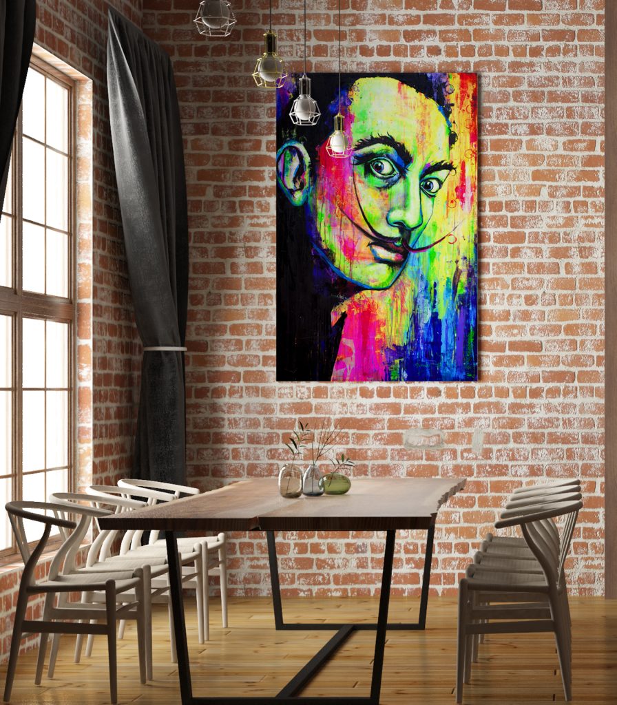 Salvador Dali UV painting - Art Studio s999art